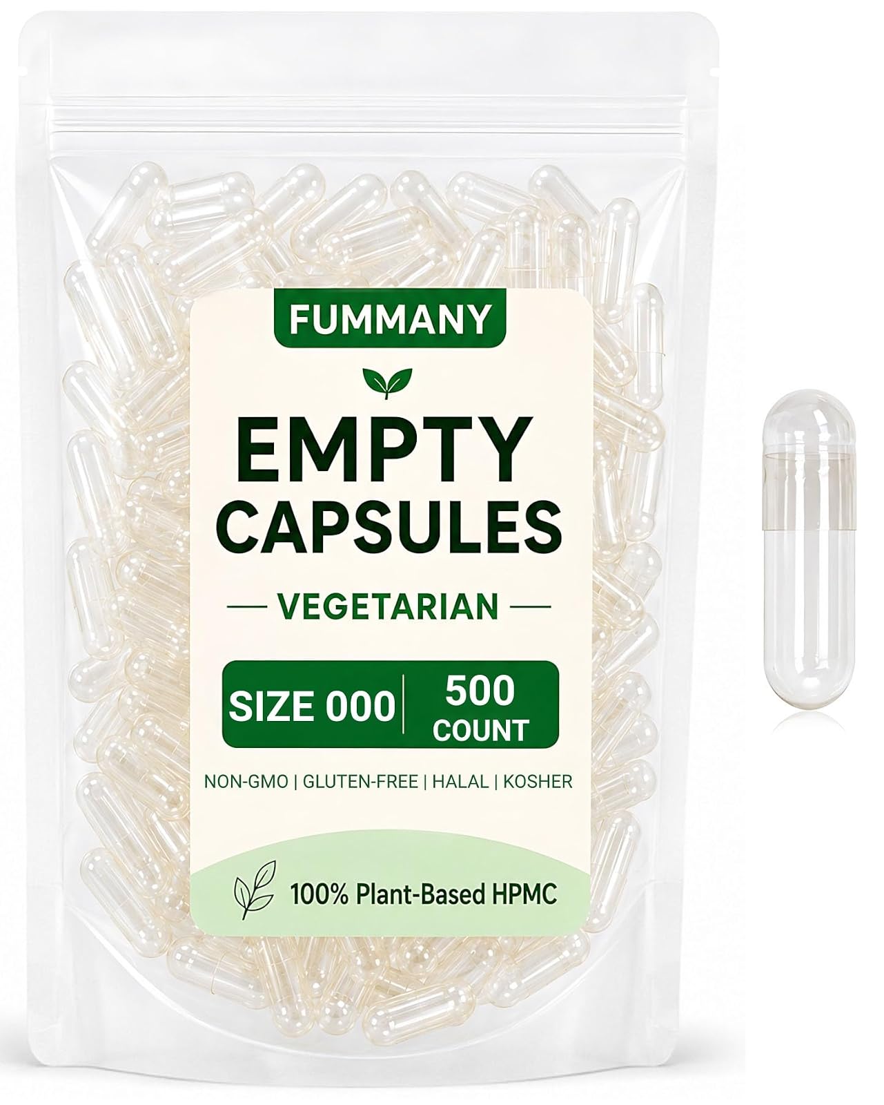 FUMMANY clear vegan capsules