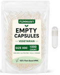 FUMMANY vegan empty capsules 1000 count
