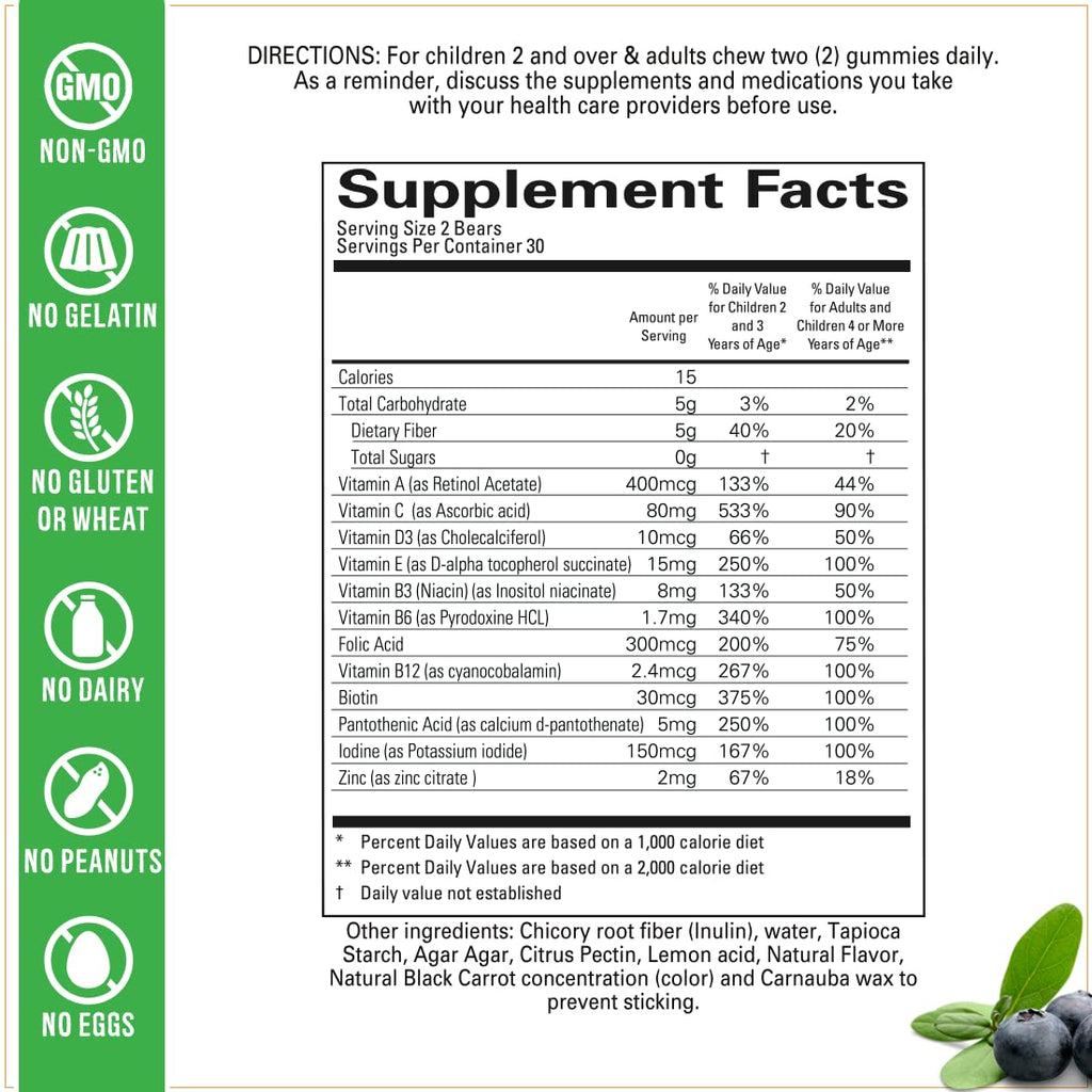 fun and fruity kids vitamins gummies