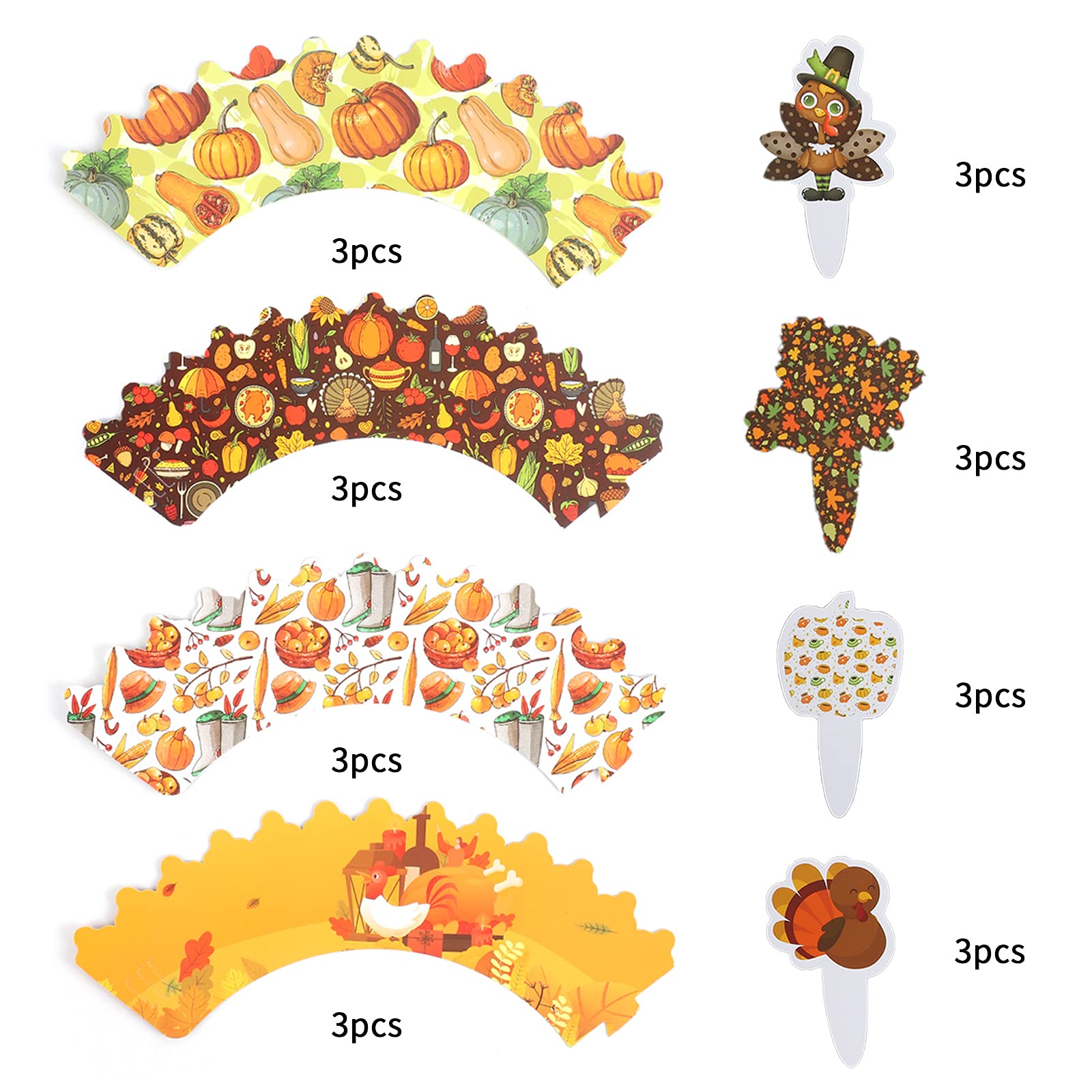 fun decorations for Thanksgiving treats