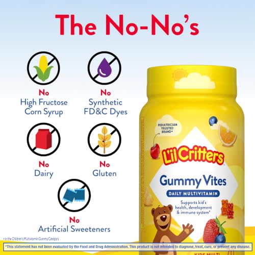 fun fruit flavours in multivitamins