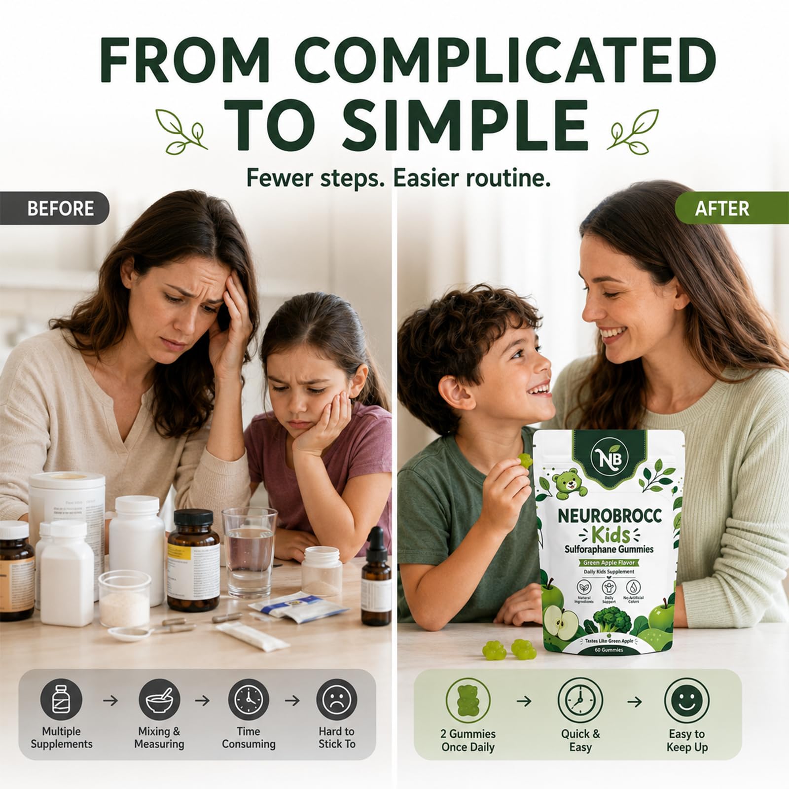 fun NEUROBROCC gummies for active children