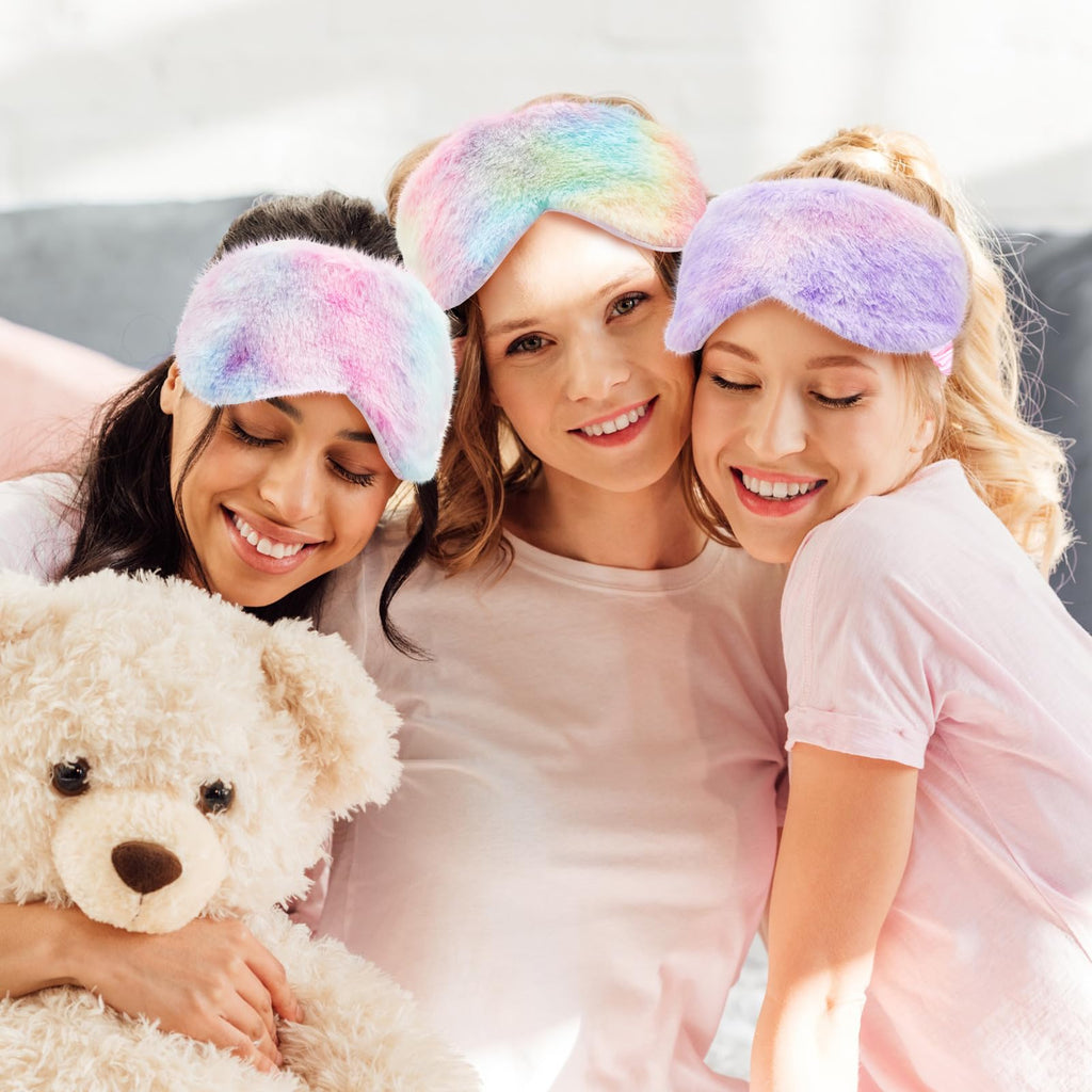 Fun rainbow sleep mask for kids
