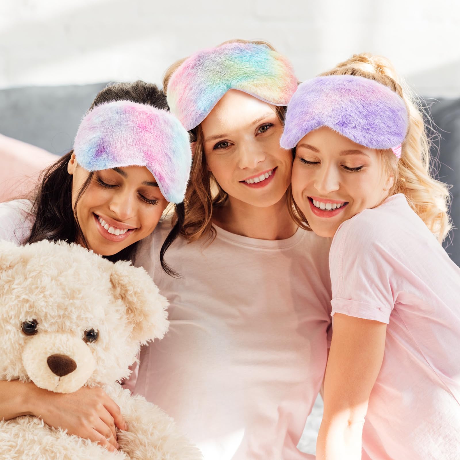 Fun rainbow sleep mask for kids