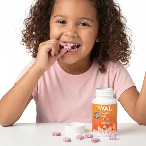 fun-shaped iron supplements for children