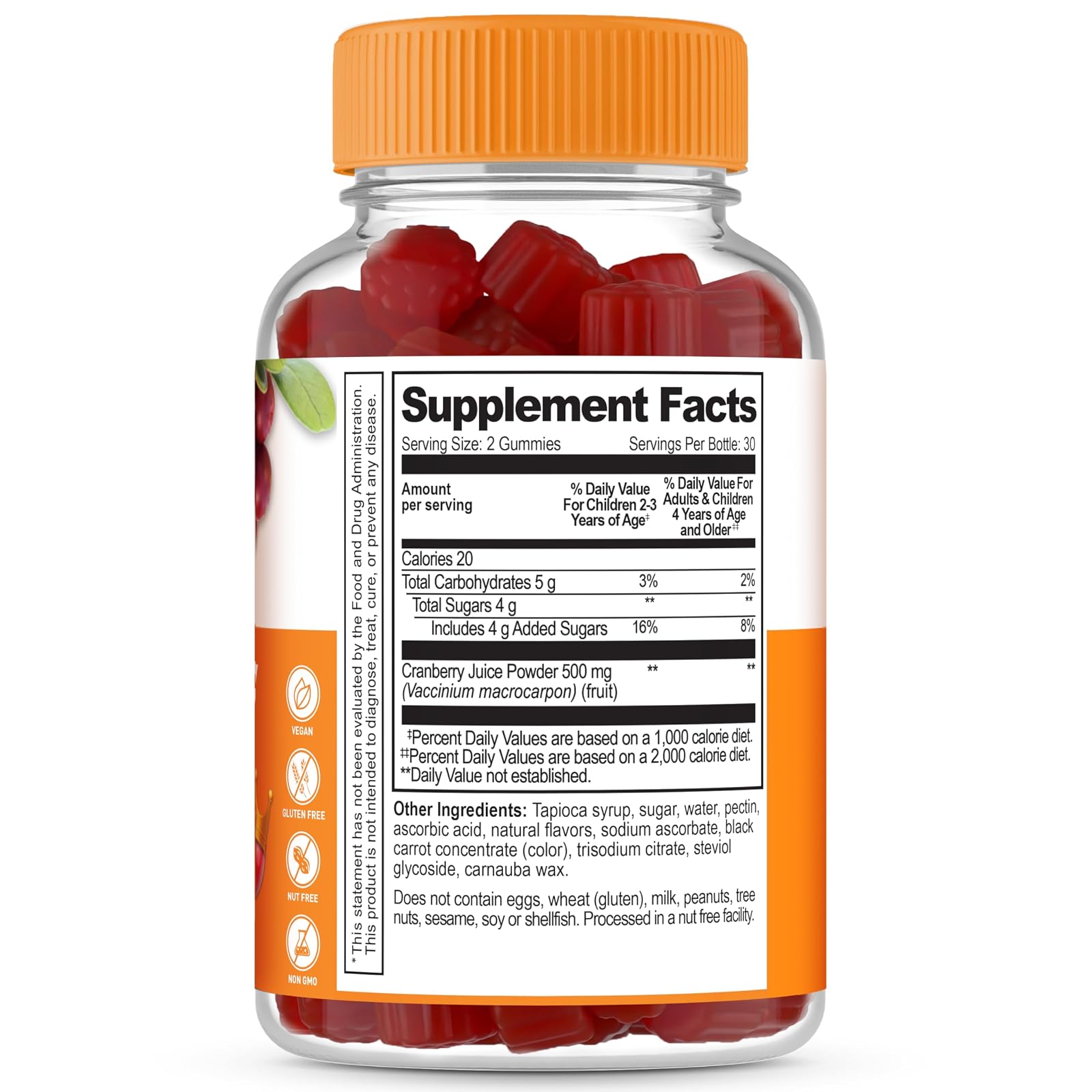 fun vitamins for kids cranberry flavour