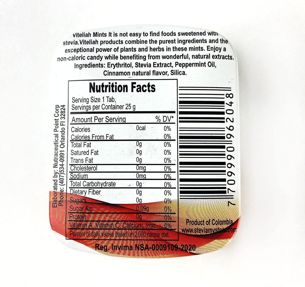 functional mints with cinnamon