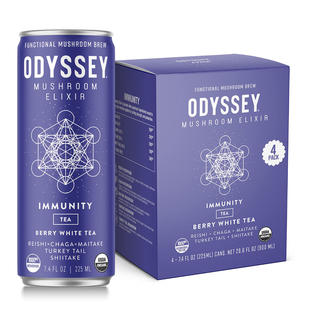 functional mushroom cold brew tea