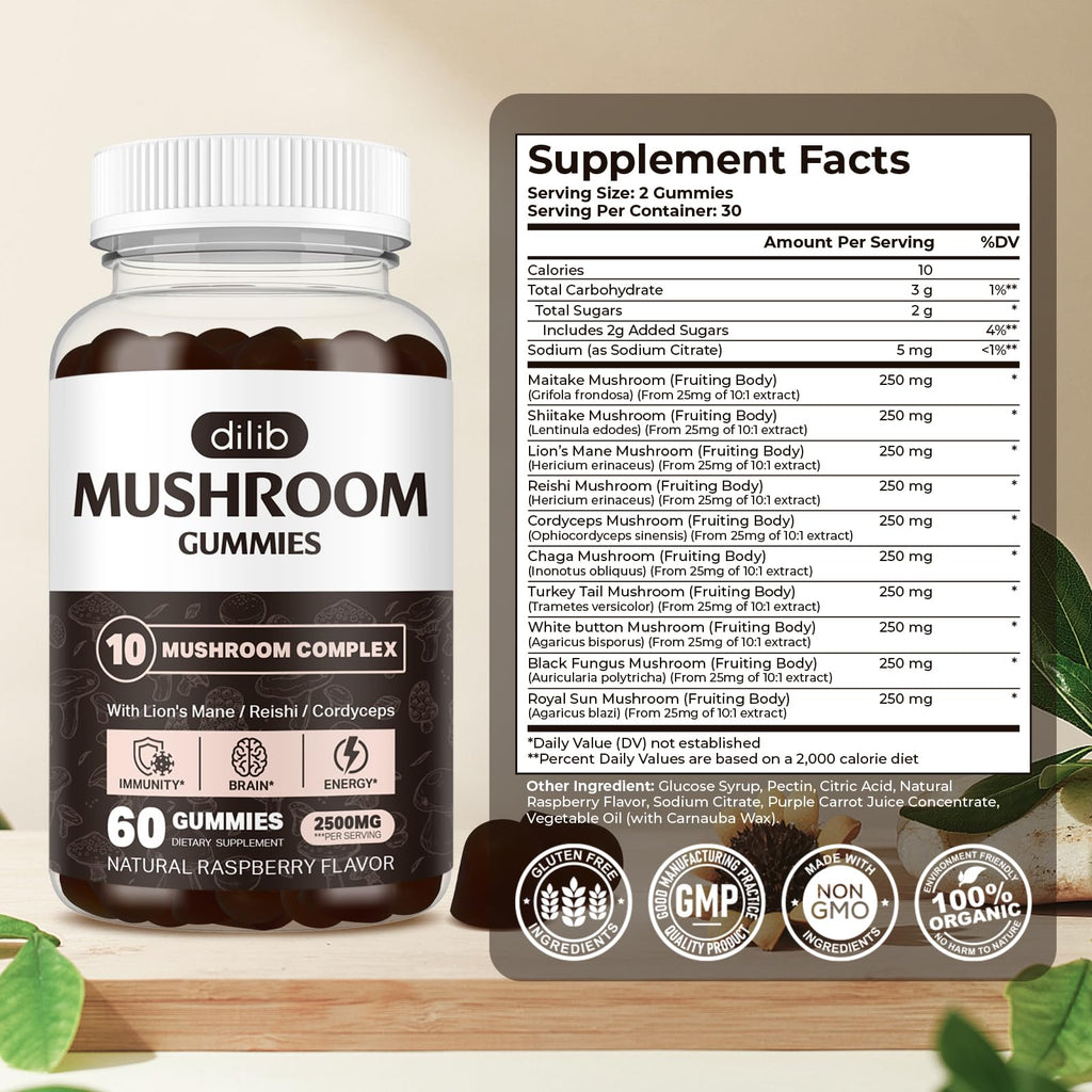 Functional mushrooms for holistic health