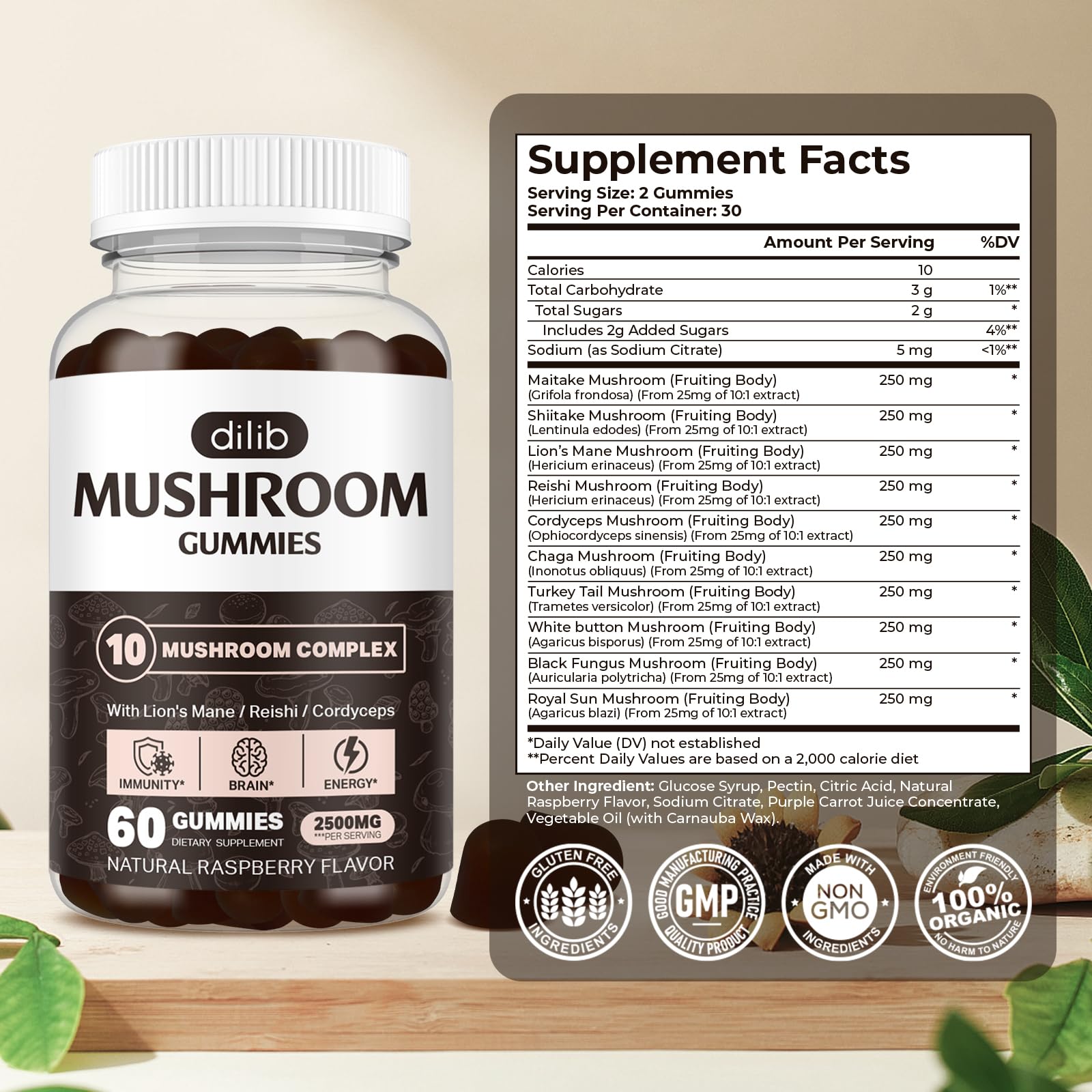 Functional mushrooms for holistic health