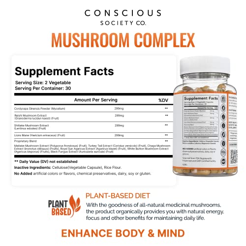 Functional mushrooms for holistic living