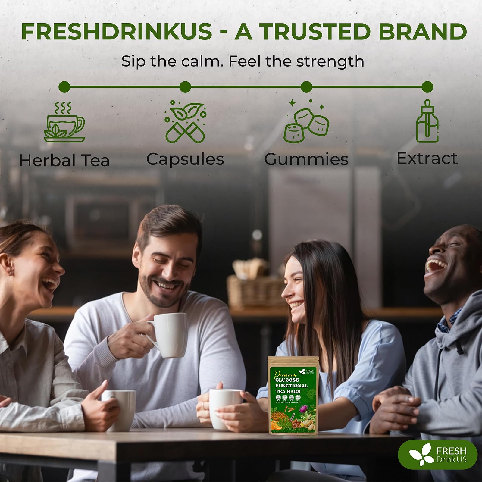 functional tea blend for balanced wellness