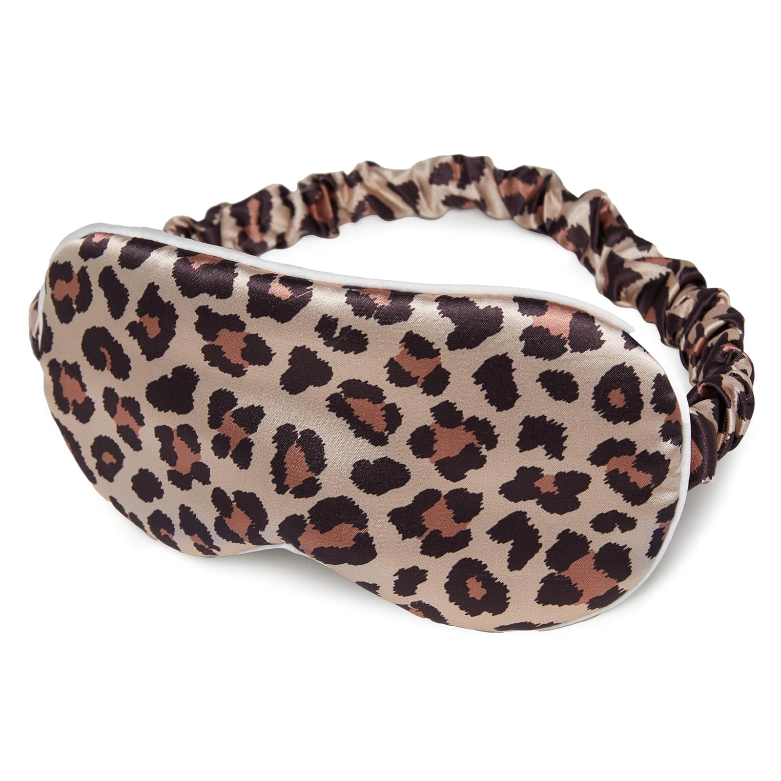 Funky Junque leopard silk sleep mask