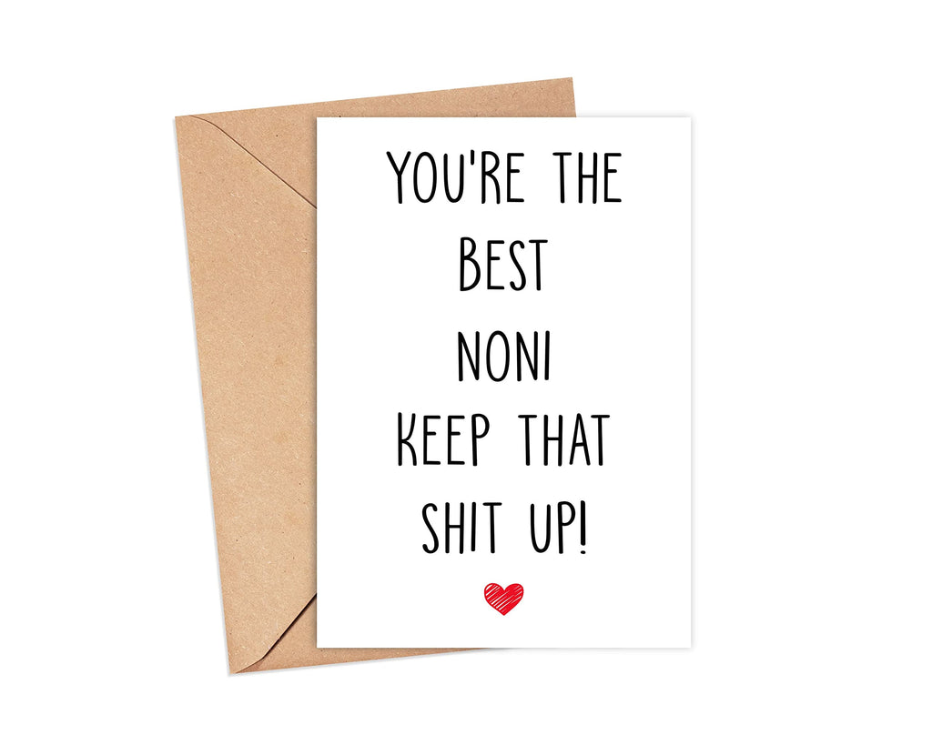 funny noni birthday card gift