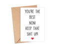funny noni birthday card gift
