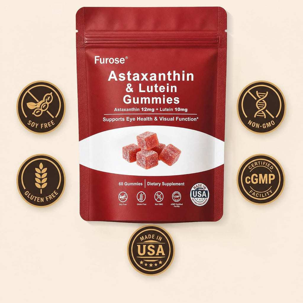 Furose 12 mg astaxanthin gummy vitamins