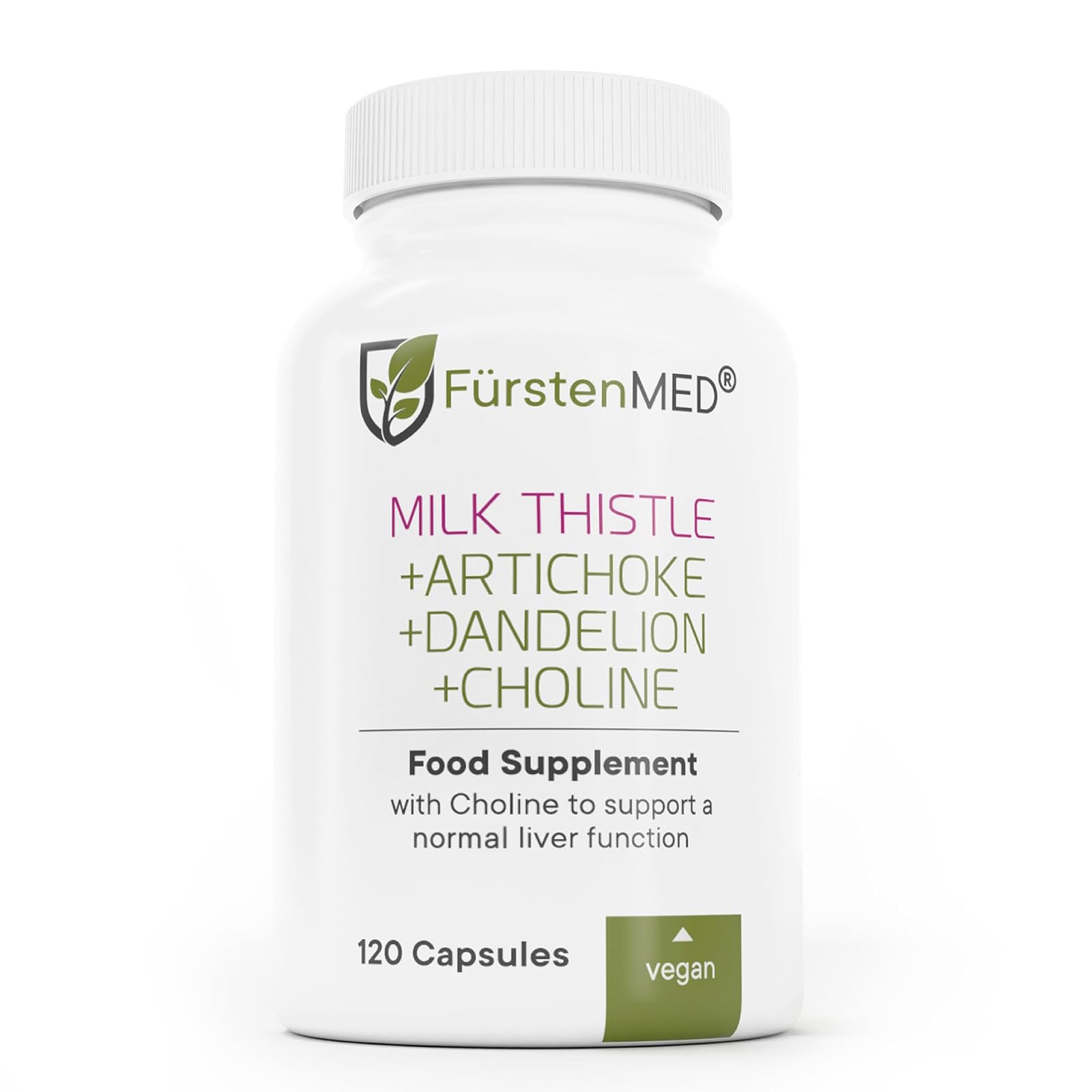 FürstenMED Milk Thistle capsules for liver health