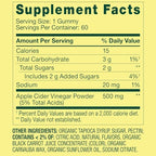 Fusion apple cider vinegar gummies with probiotics