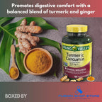 Fusion herbal turmeric capsules for wellness