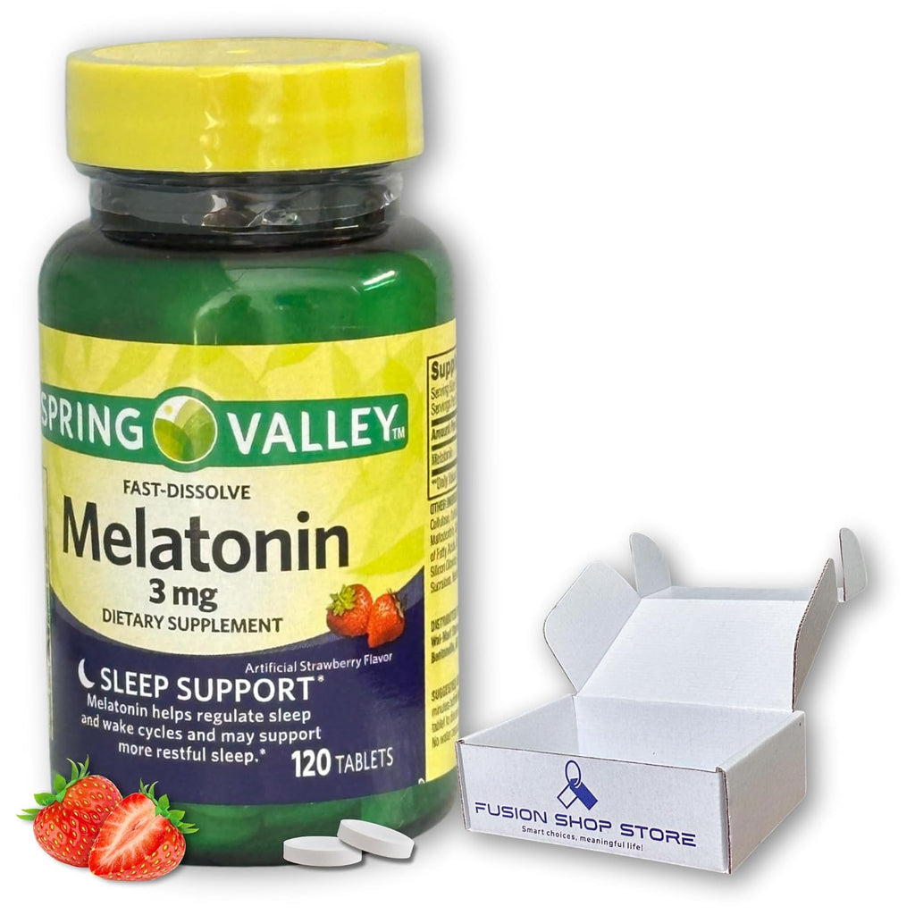 Fusion melatonin fast dissolve tablets