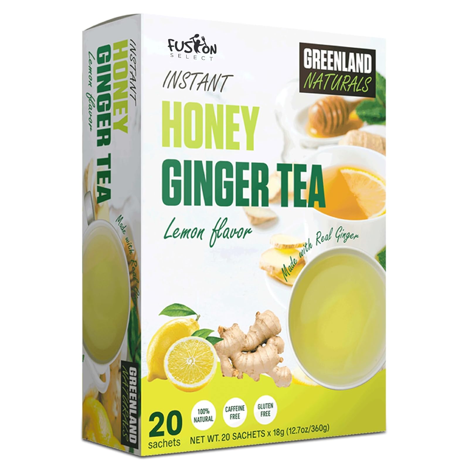 Fusion Select lemon ginger tea crystals
