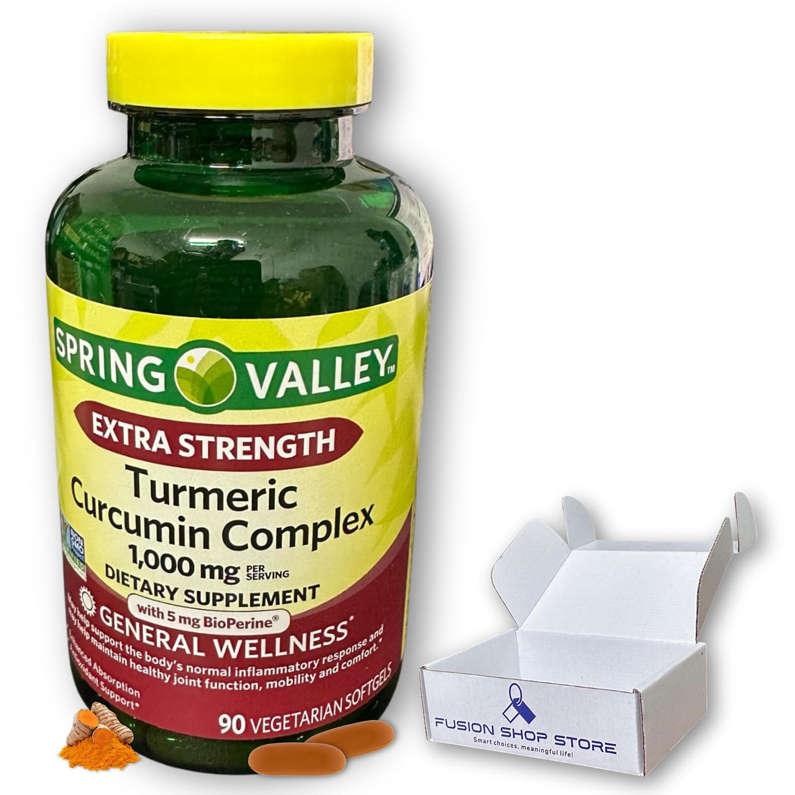 Fusion Turmeric Curcumin softgels benefits