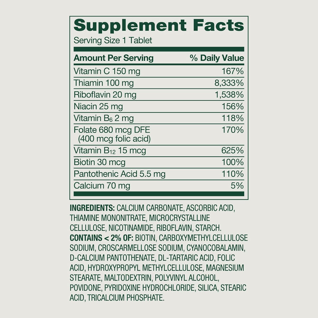 Fusion vitamin b complex for wellness