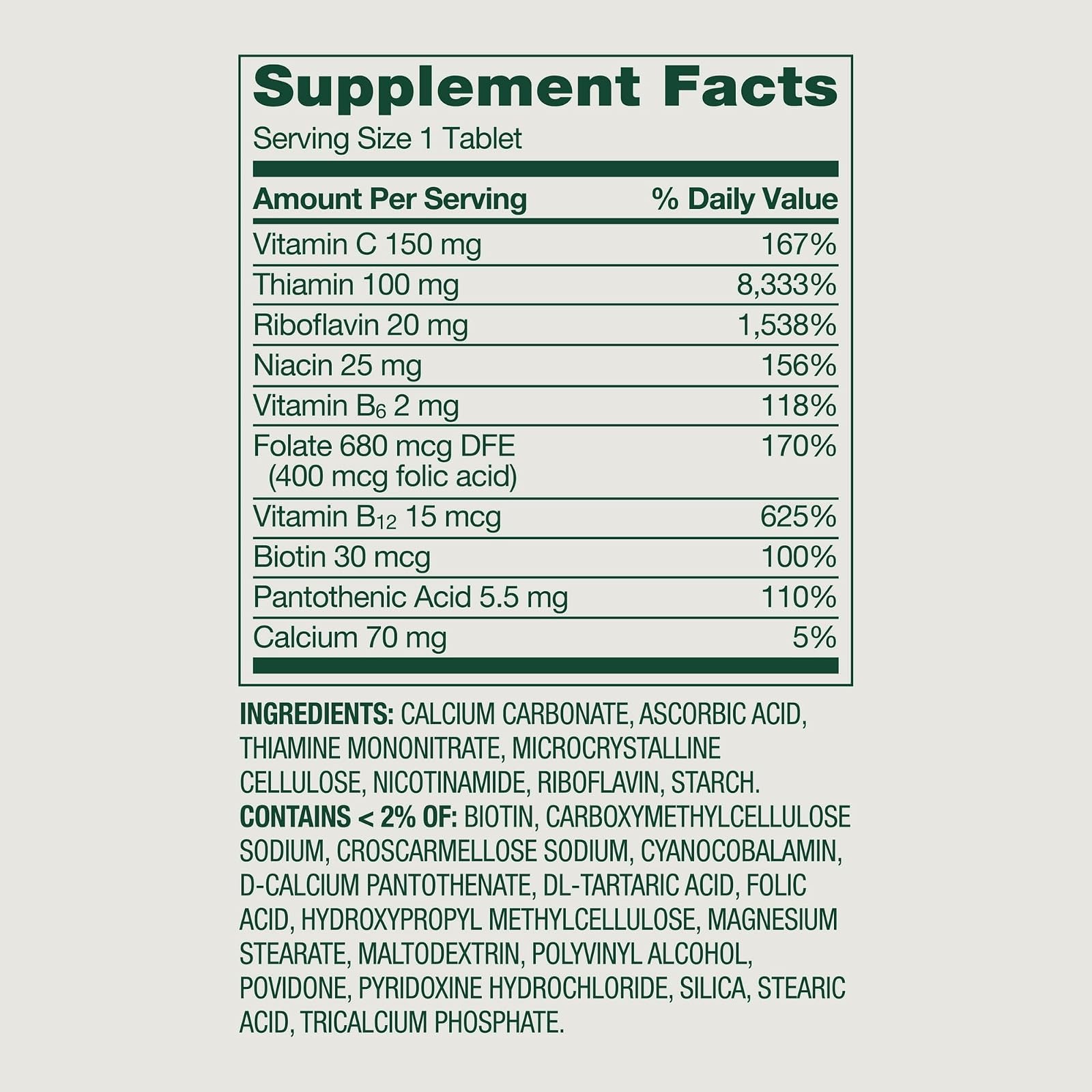Fusion vitamin b complex for wellness