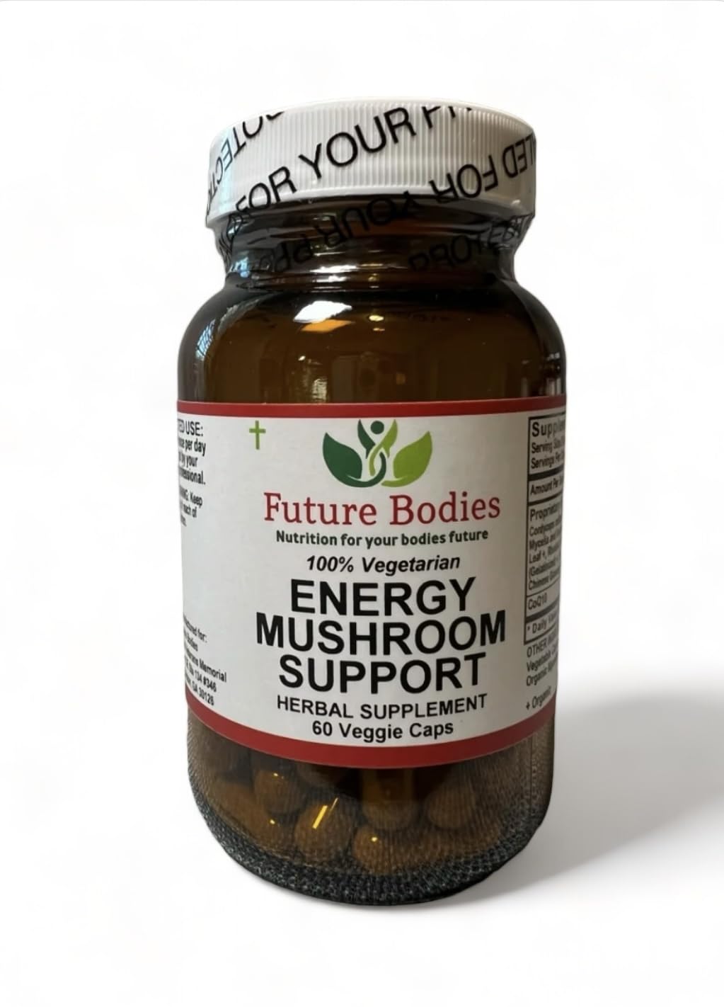 Future Bodies mushroom energy support capsules