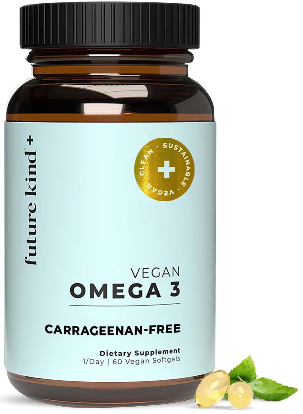 Future Kind vegan fish oil softgels