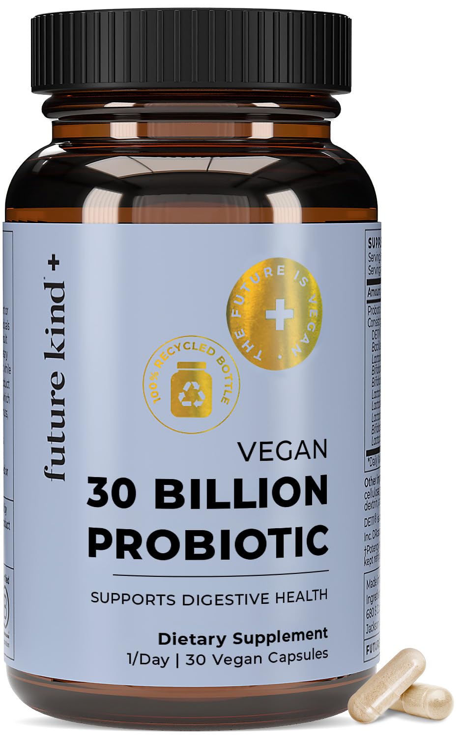 Future Kind vegan probiotics capsules