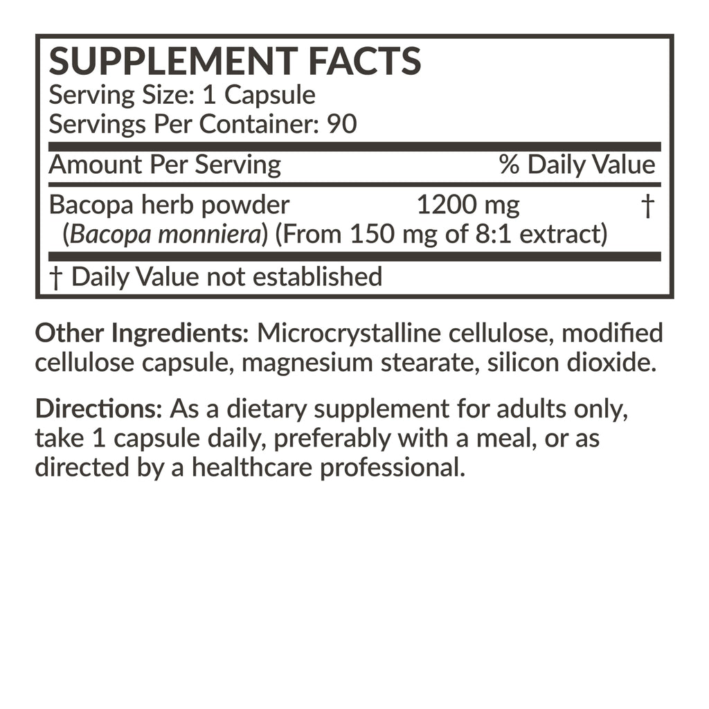 Futurebiotics Bacopa for mental performance