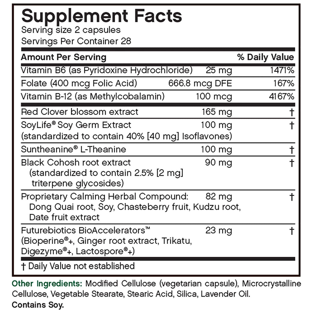 Futurebiotics Estrocomfort for balanced nutrition