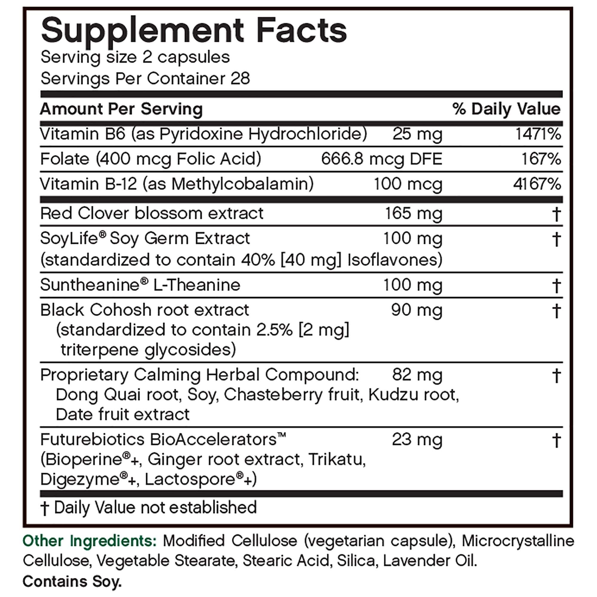 Futurebiotics Estrocomfort for balanced nutrition