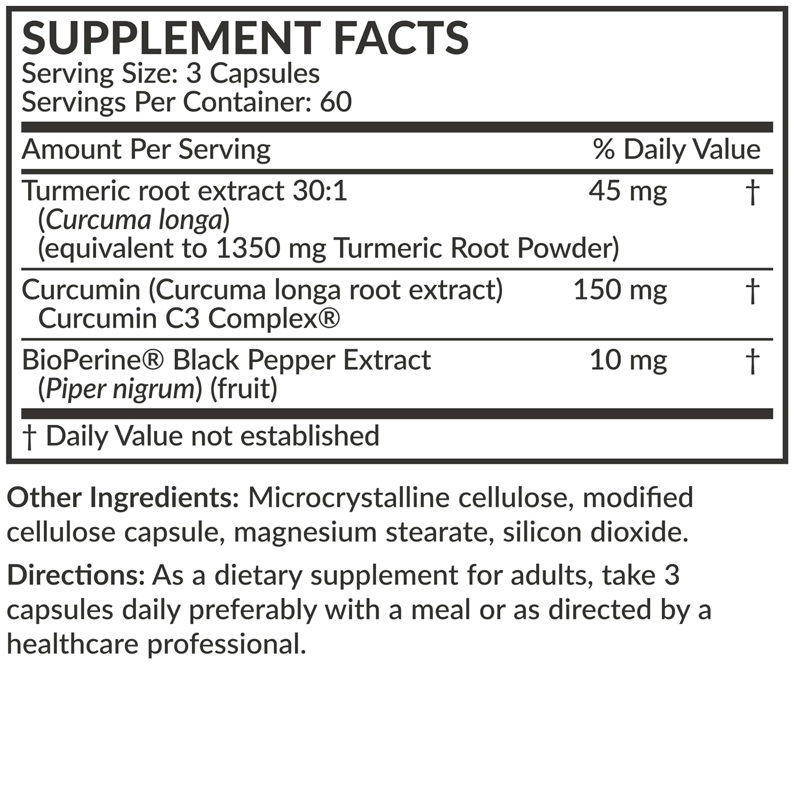Futurebiotics herbal turmeric capsules