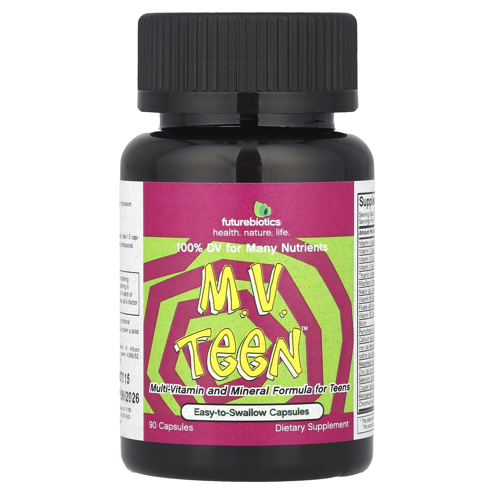 Futurebiotics M.V. Teen Multivitamin capsules
