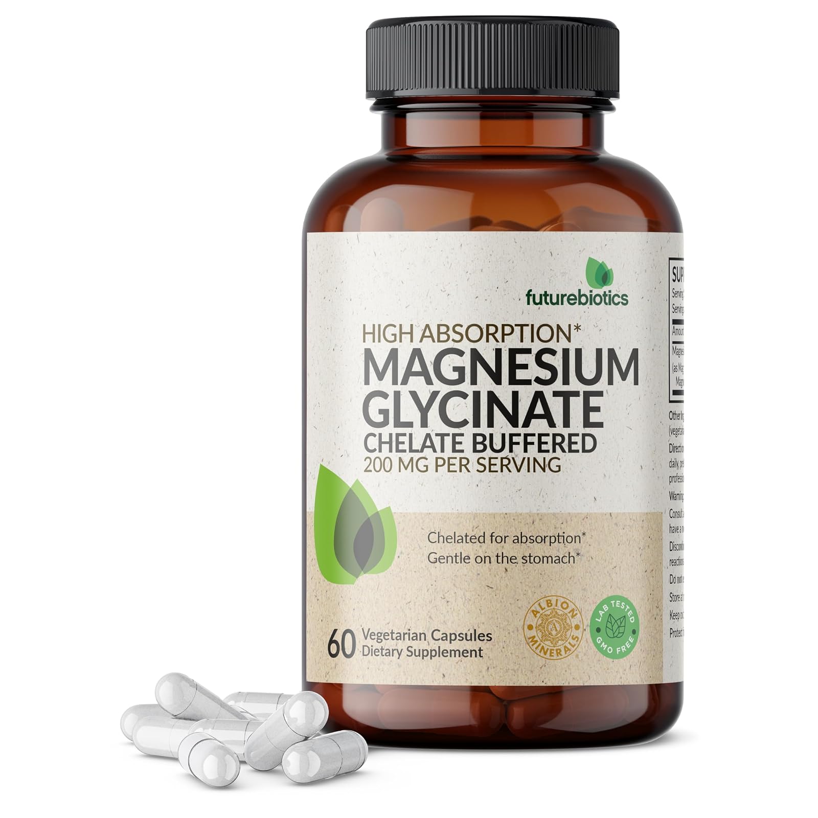 Futurebiotics magnesium glycinate capsules