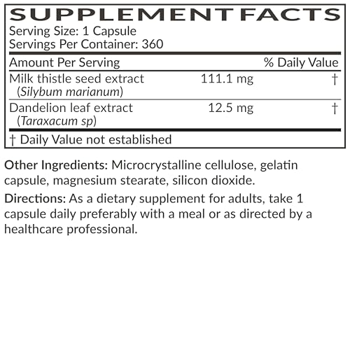 futurebiotics milk thistle detox formula