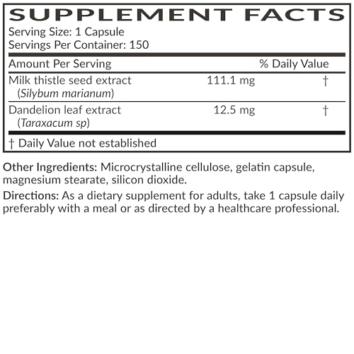 futurebiotics milk thistle wellness capsules