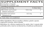 futurebiotics milk thistle wellness capsules