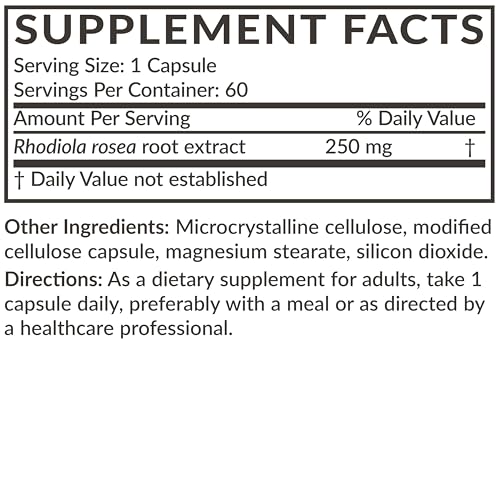 Futurebiotics Rhodiola Rosea capsules