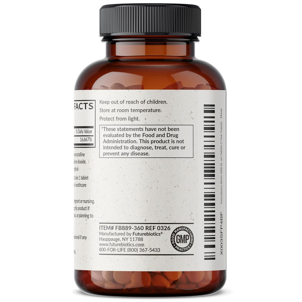 Futurebiotics vegetarian biotin formula
