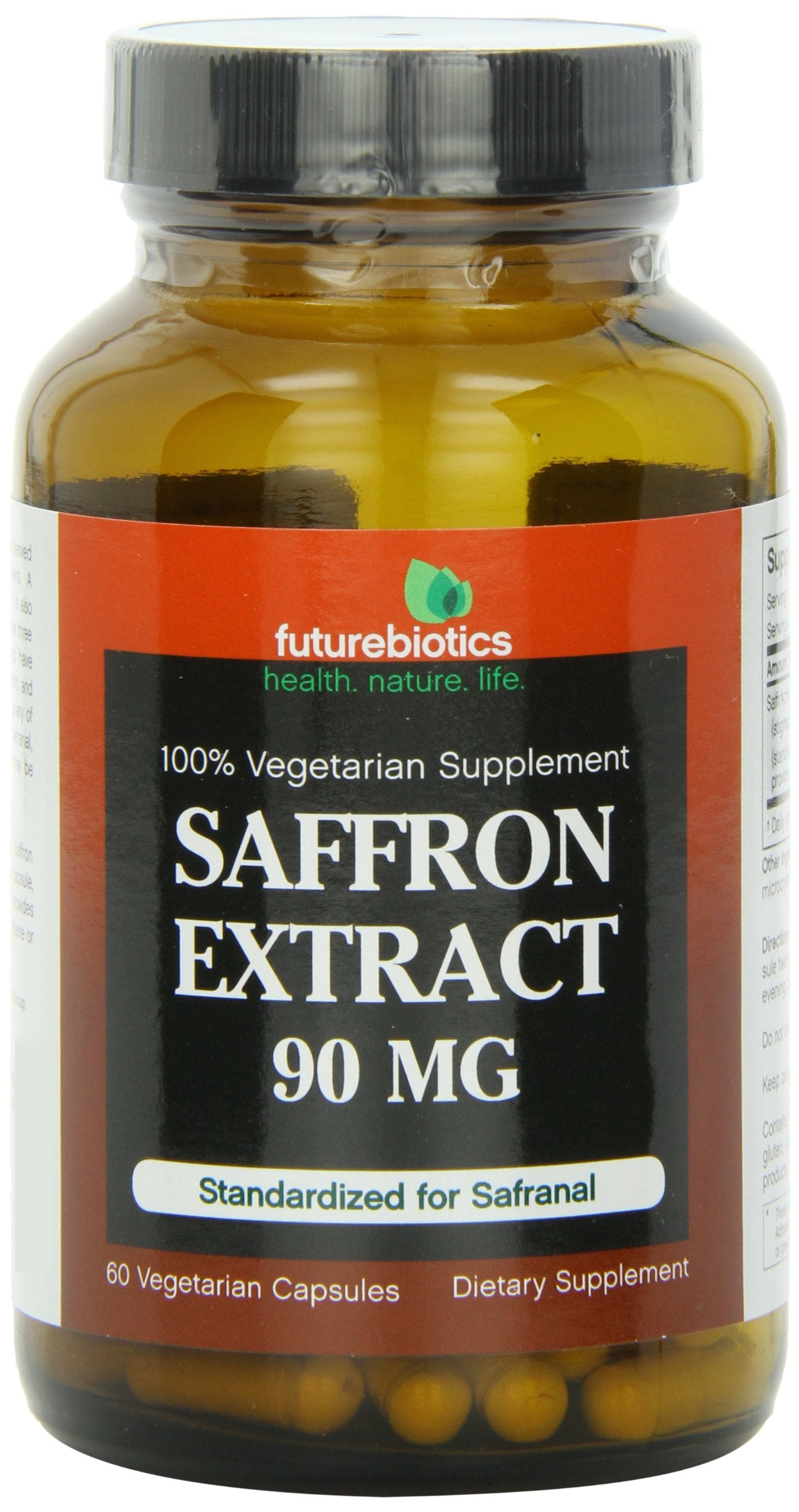 Futurebiotics vegetarian capsules with saffron
