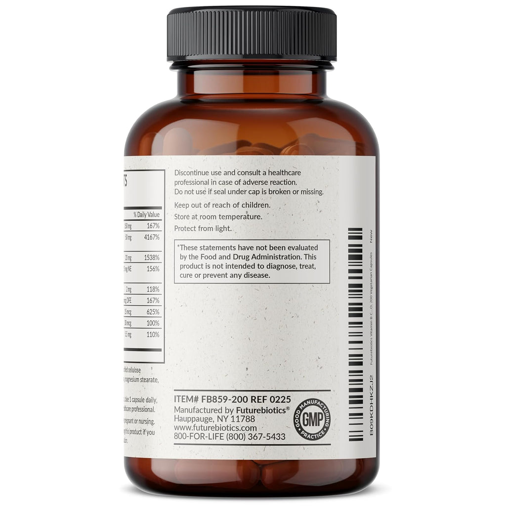 futurebiotics vitamin b complex supplement