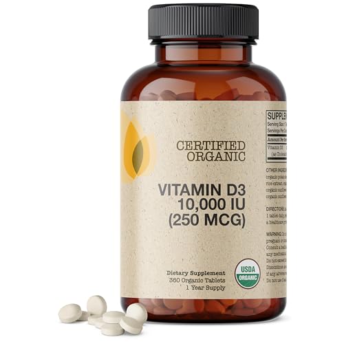 Futurebiotics vitamin D3 10,000 IU tablets