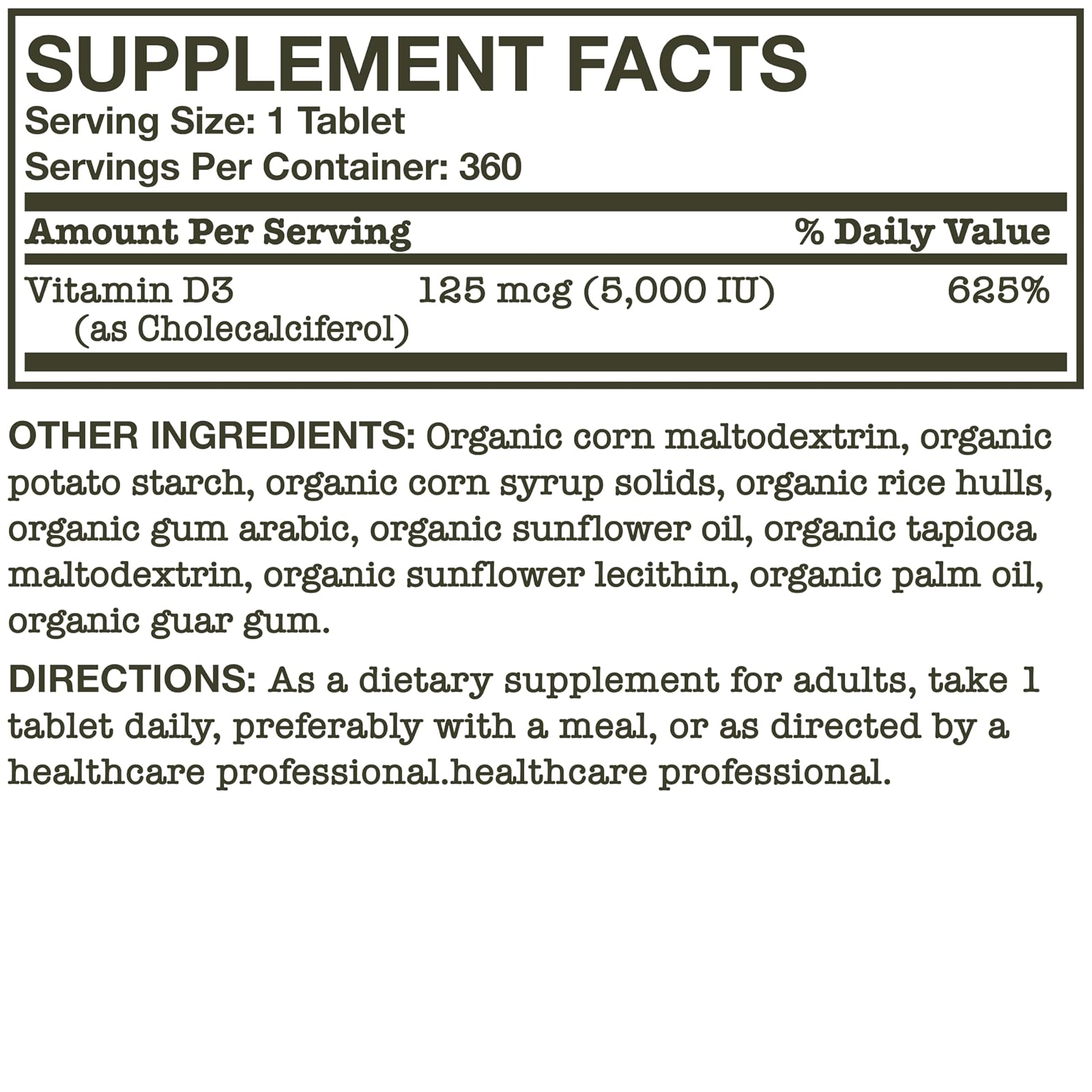Futurebiotics vitamin D3 for overall wellness