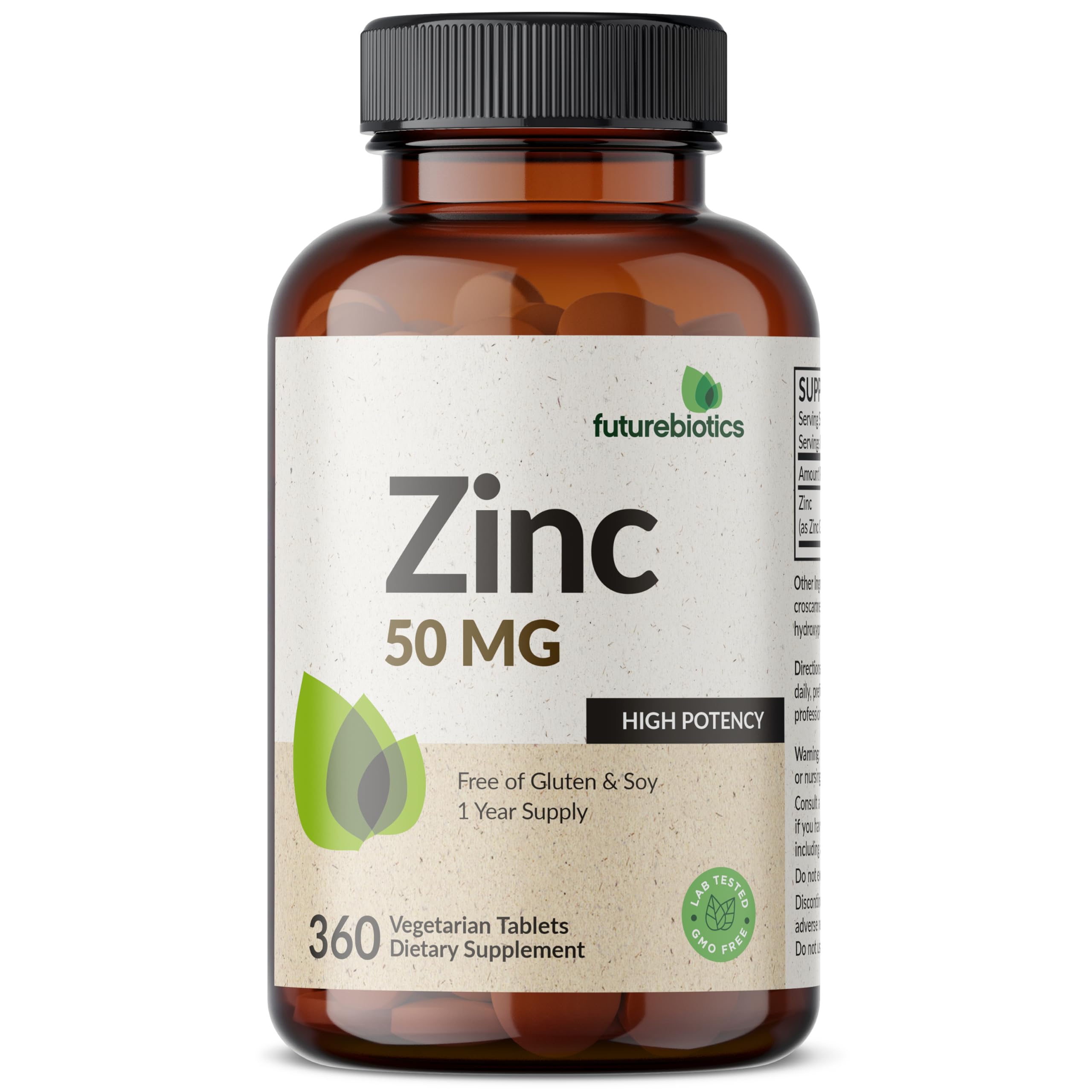 Futurebiotics zinc for vegetarian diets