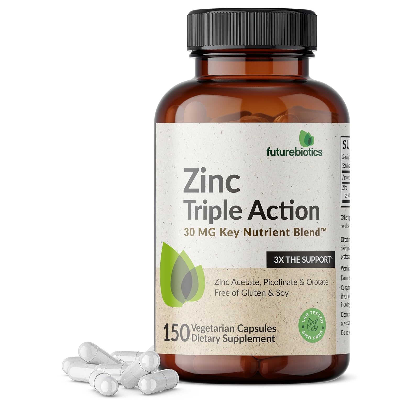Futurebiotics zinc triple action capsules