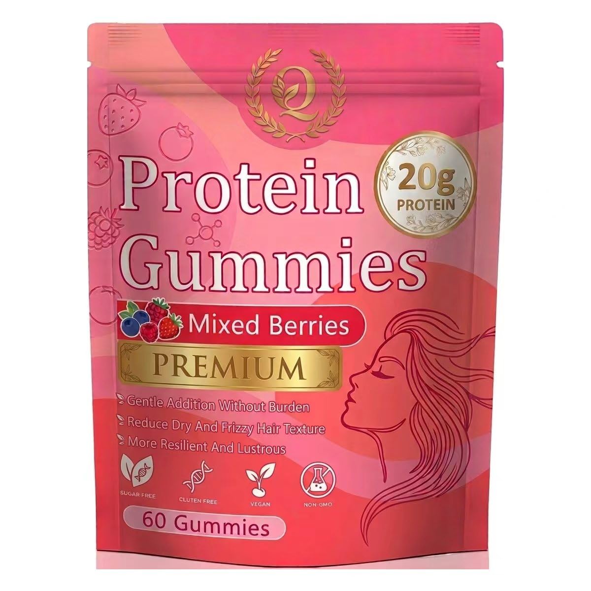FW ZONE protein gummies mixed berries