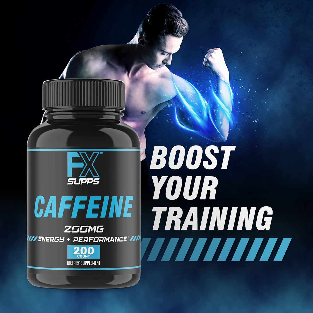 FXSUPPS 400 capsules for workout energy